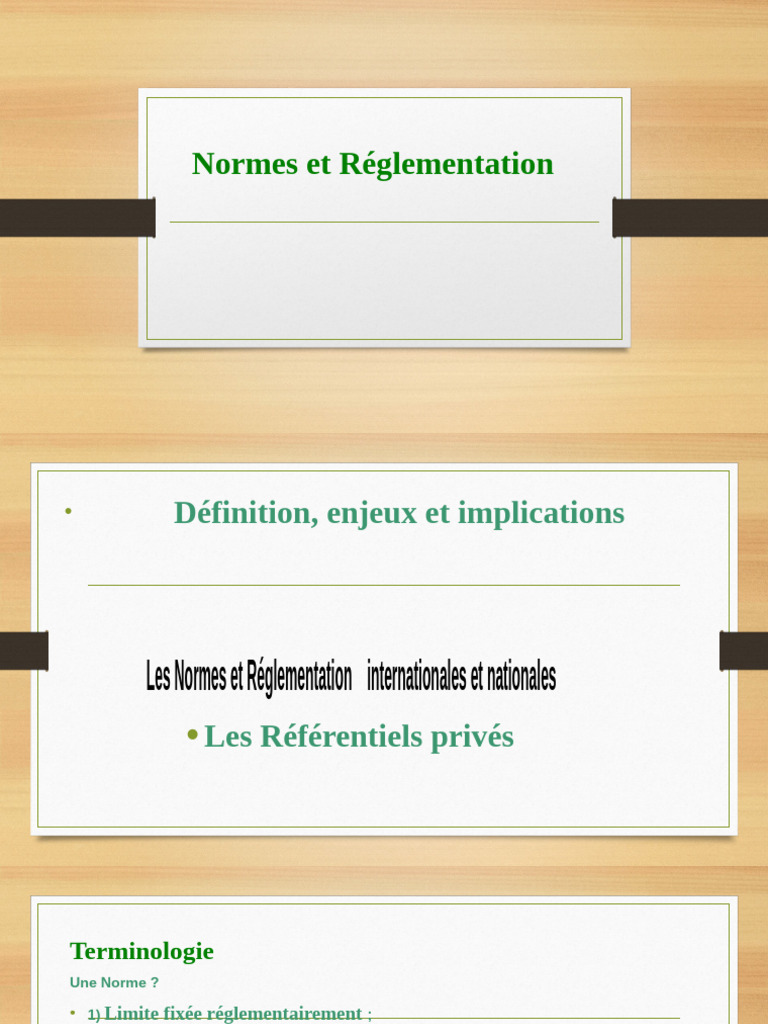 Normes et Réglementation : Guide Complet | PDF | Directive (Union ...