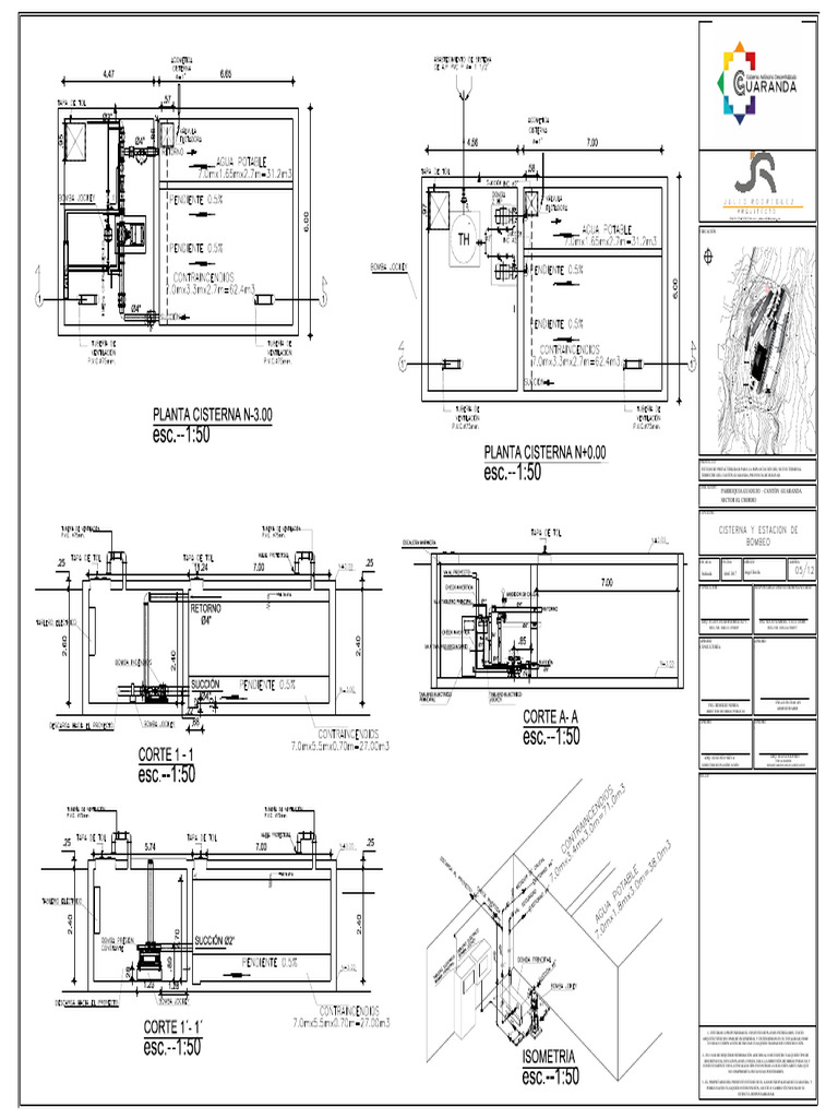 PLANOS CISTERNA | PDF