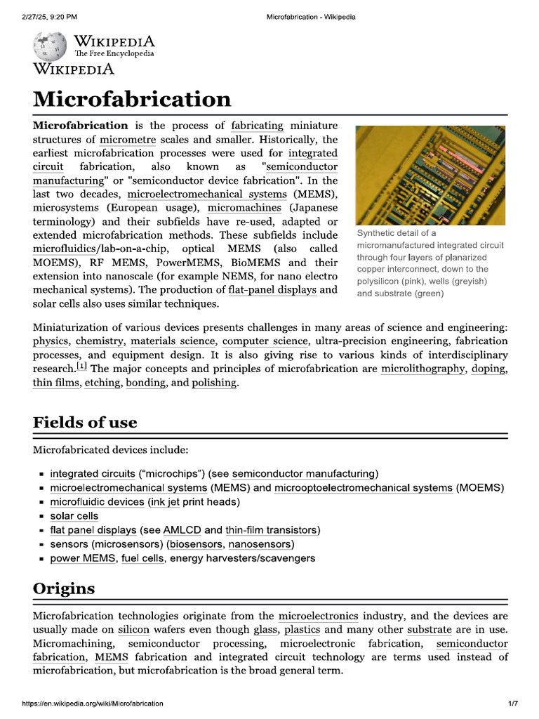 Microfab | PDF