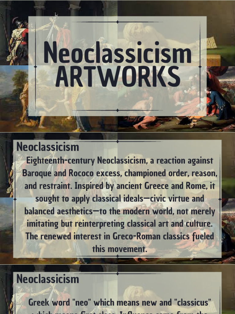 Neoclassicism: Art, Themes, and Influence | PDF