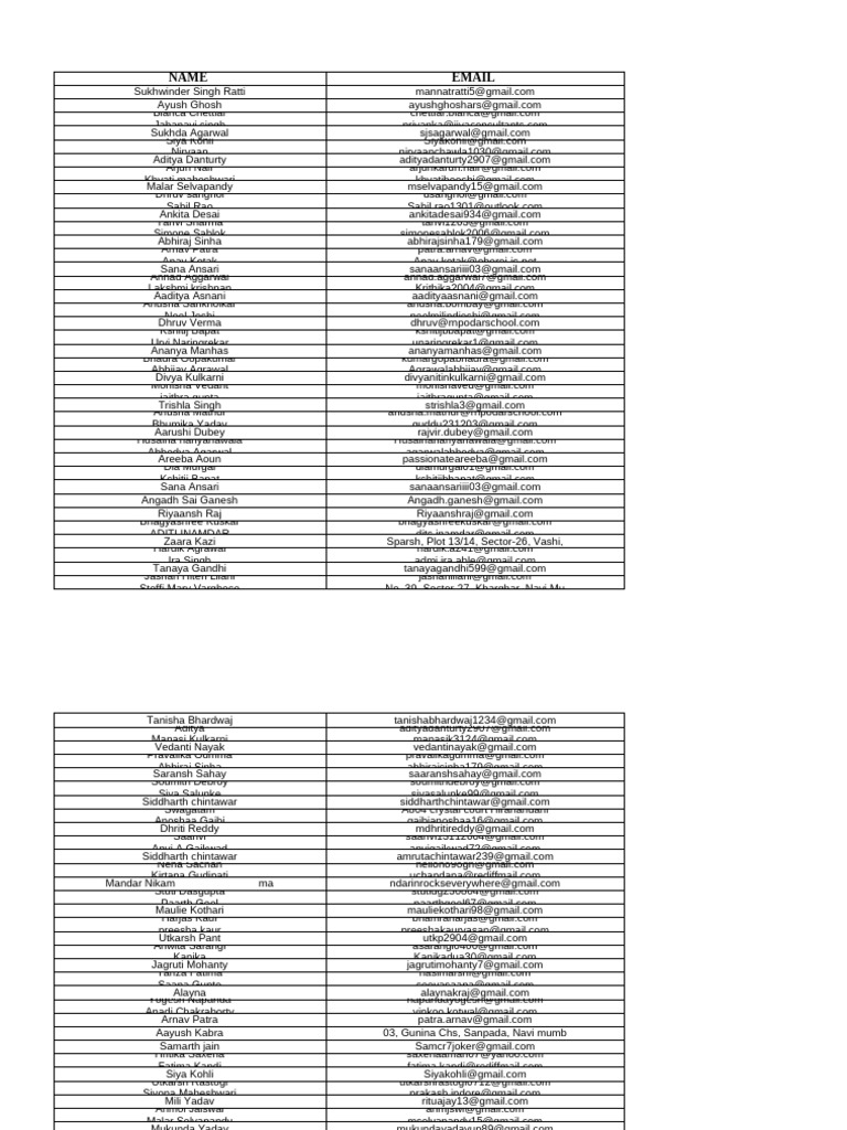 Longest Database Ever[712] | PDF