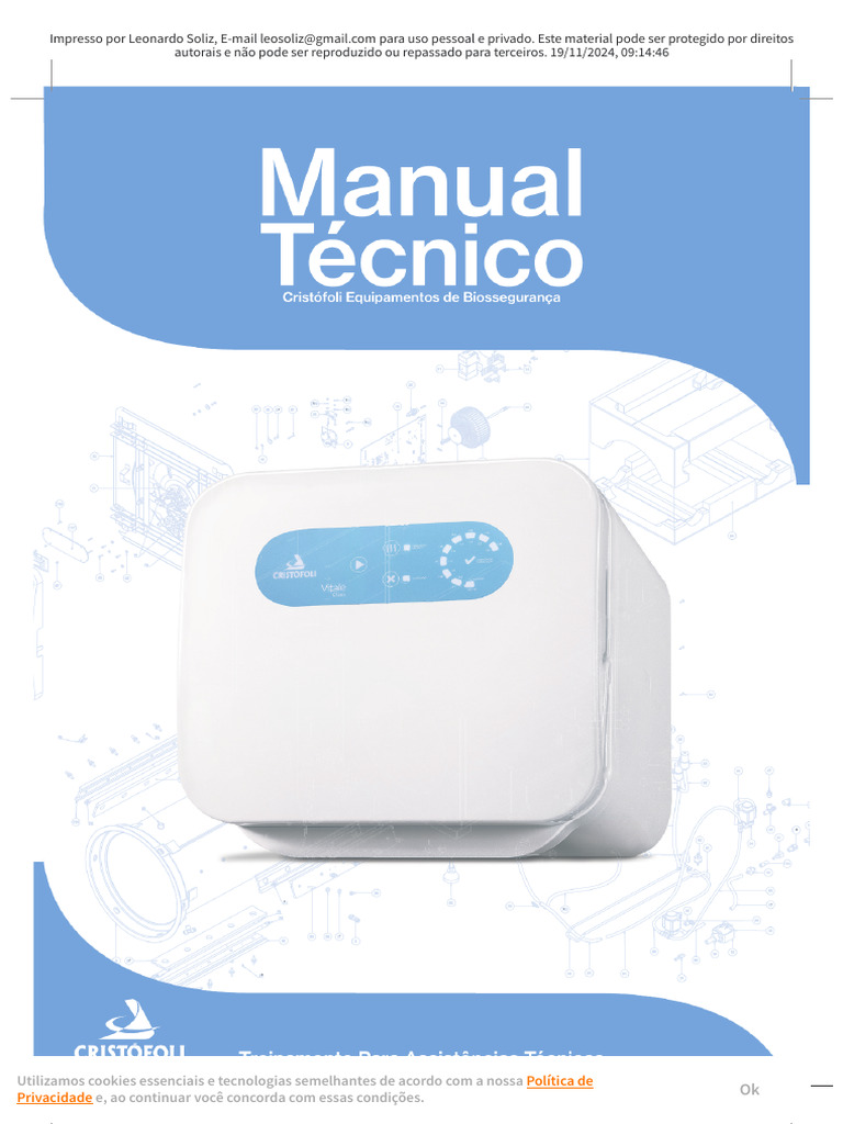 Autoclave-Cristofoli-Manual-Tecnico 1 | PDF | Bomba | Válvula