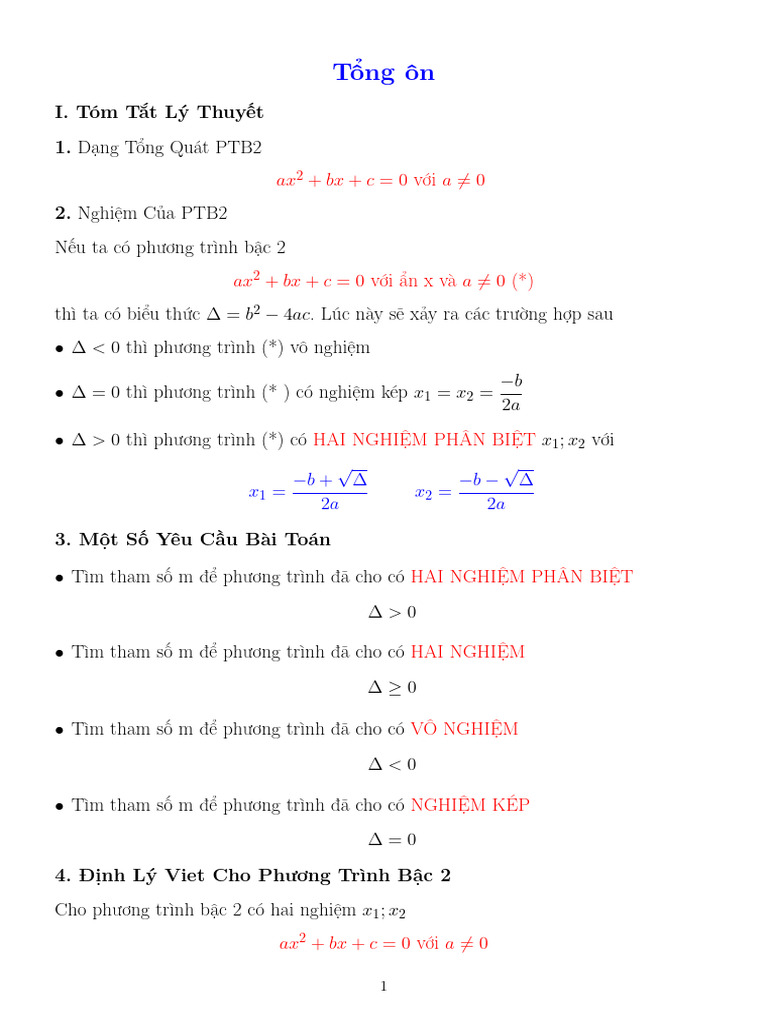 T NG N Phương Trình | PDF
