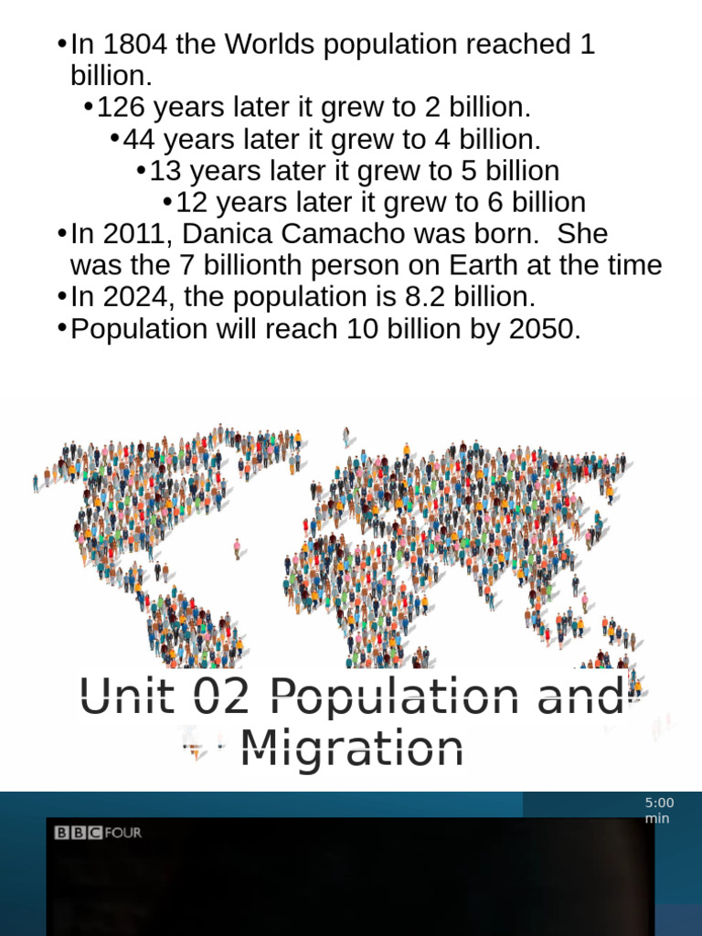 Unit 02 Population and Migration | PDF | Human Migration | Total ...