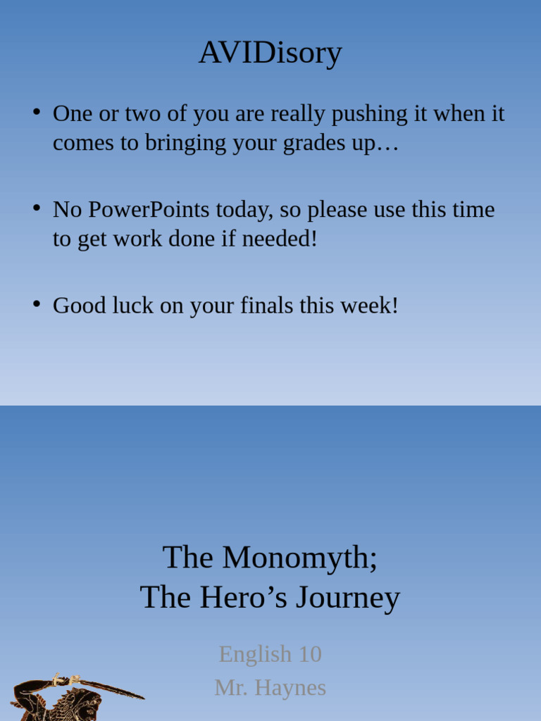 English 10: The Hero's Journey | PDF | Hero