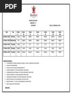Cips Exam Timetable | PDF