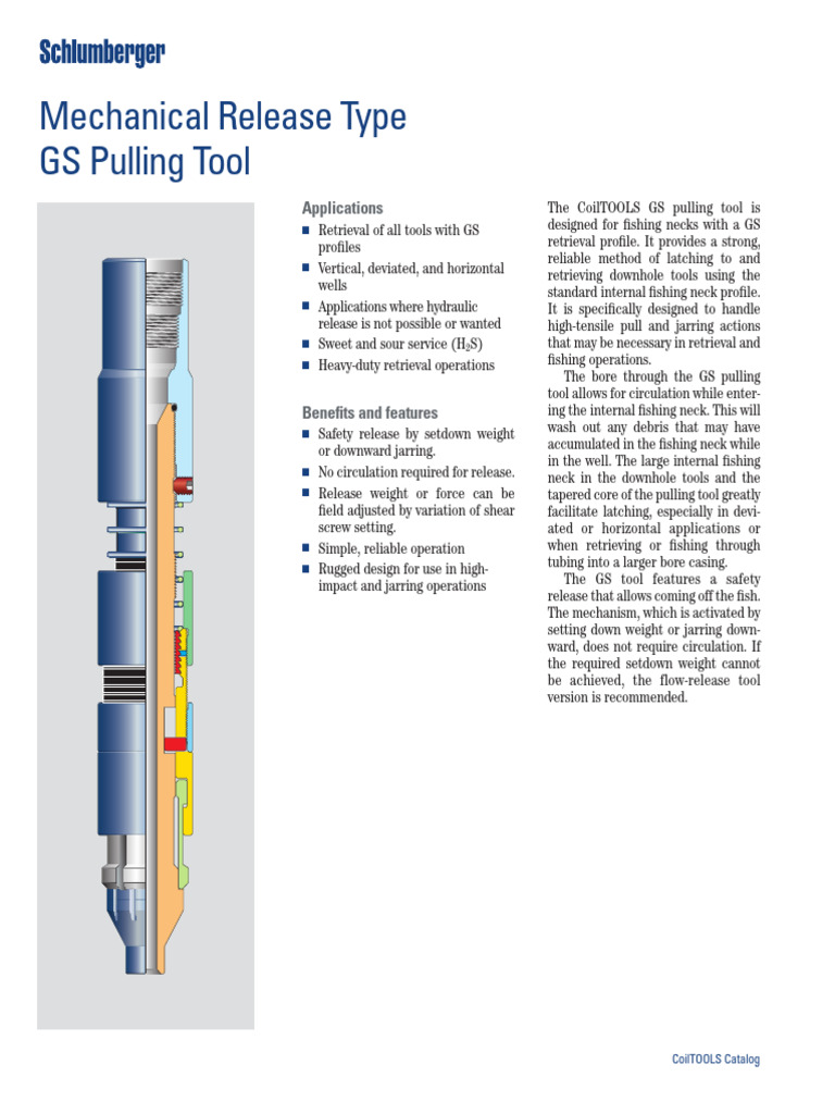 Mech Release Type GSPull Tool | PDF | Mechanical Engineering