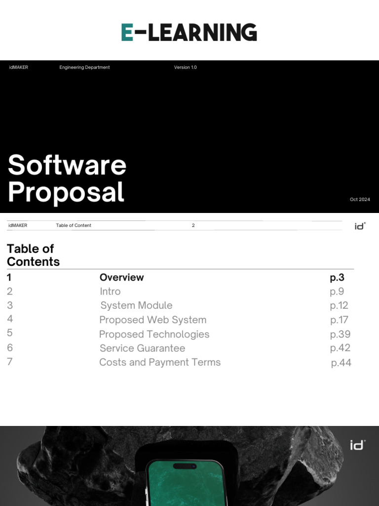 E Learning Proposal | PDF | Aplicación movil | Red mundial