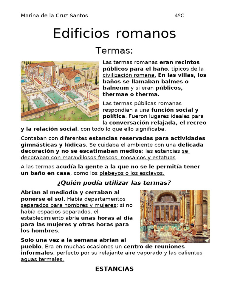 Edificios Romanos | PDF | Roma antigua