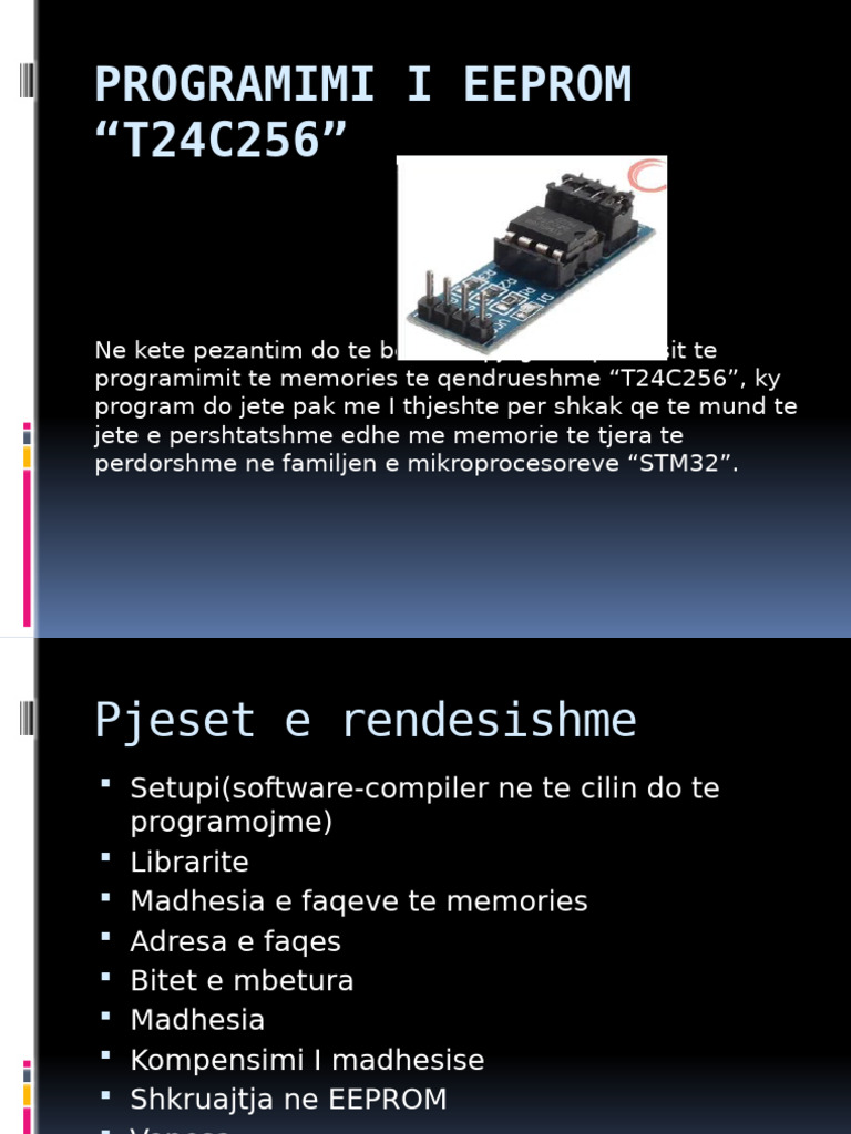 Programimi I Eeprom | PDF