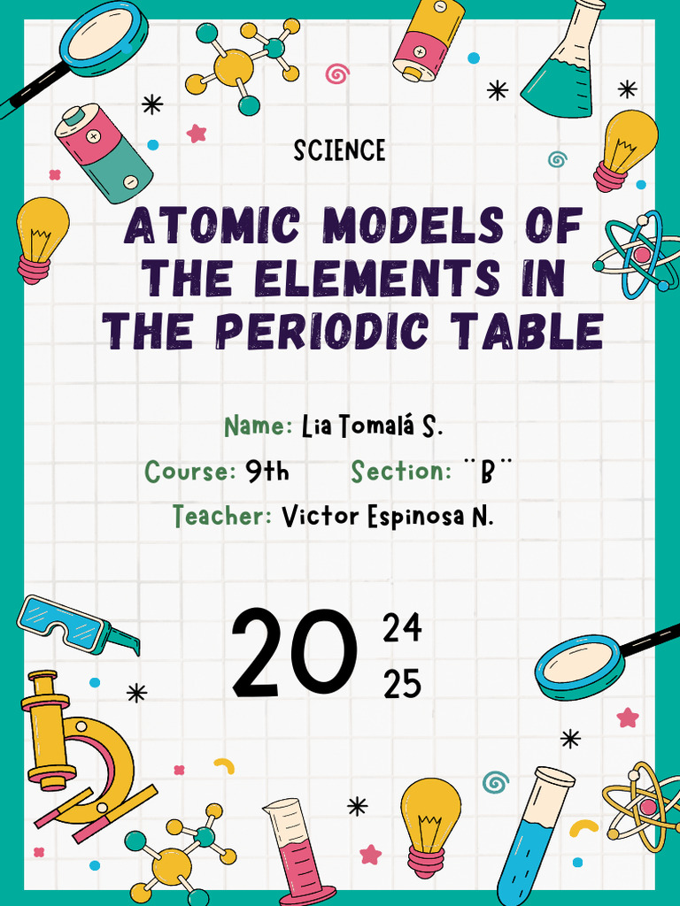Atomic Models of Periodic Elements | PDF | Lanthanide | Actinide