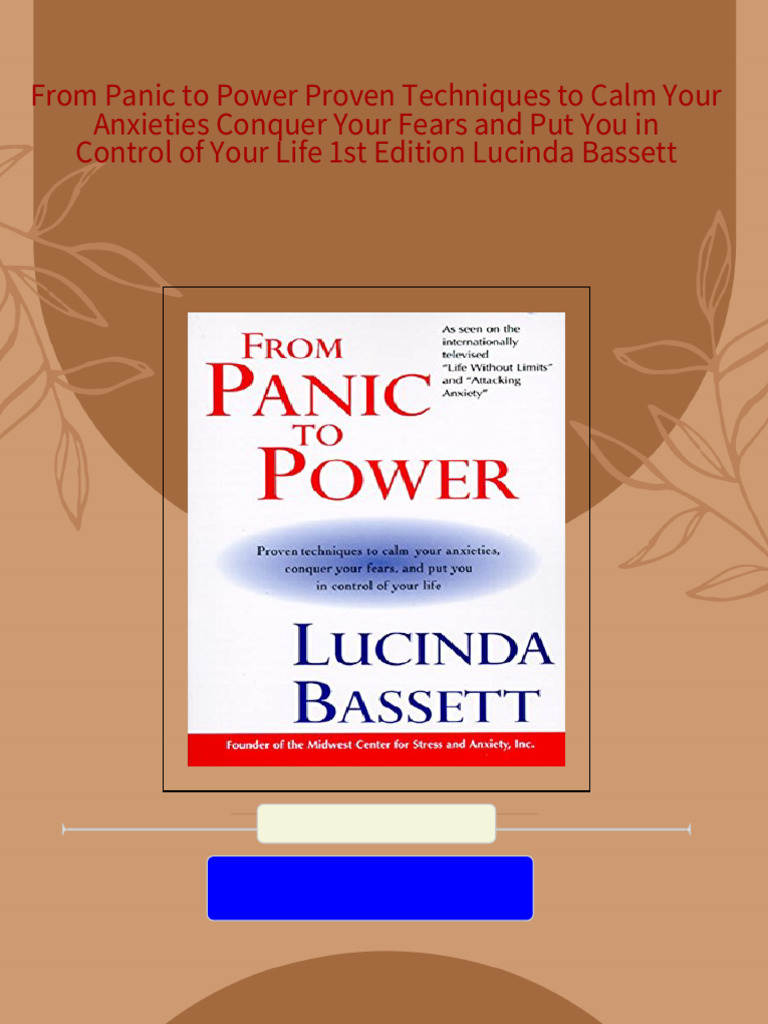 From Panic To Power Proven Techniques To Calm Your Anxieties Conquer ...