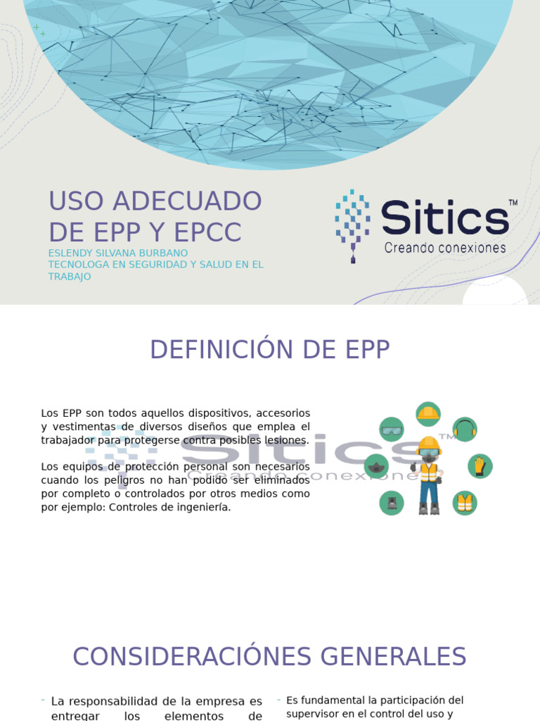 Uso de EPP y EPCC en Seguridad Laboral | PDF | Casco