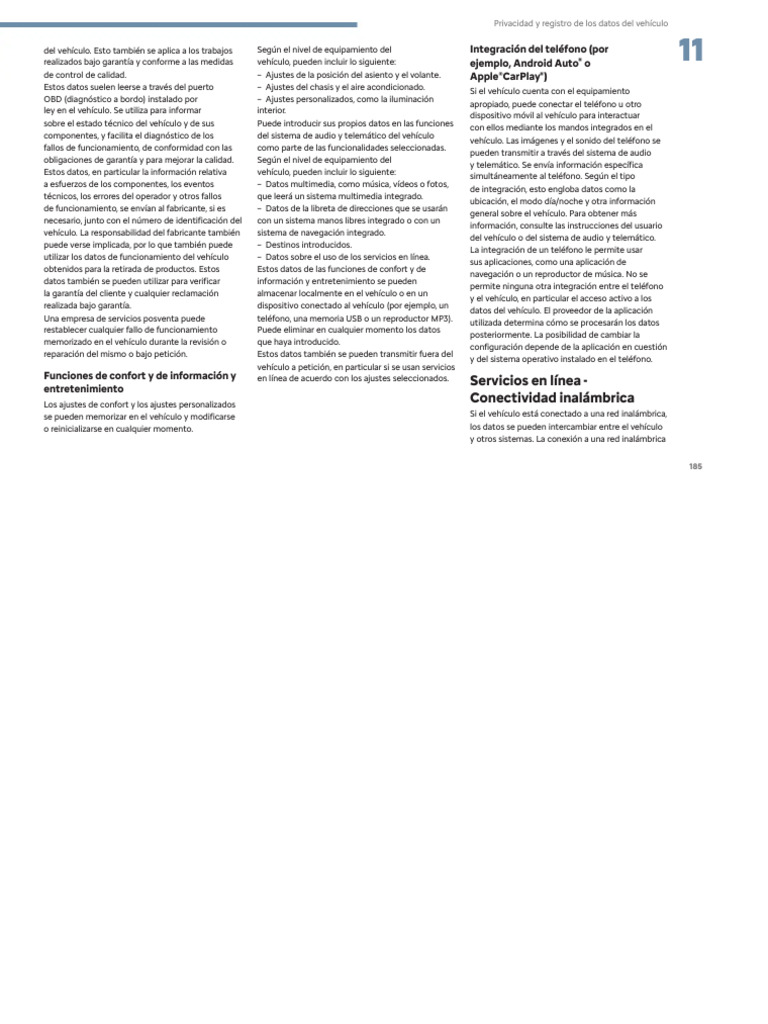 Manual de Usuario Citroën C3 (2024) (Español - 212 Páginas) | PDF ...