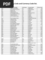 ISO 4217 Currency Code List | PDF | Numismatics | International Trade
