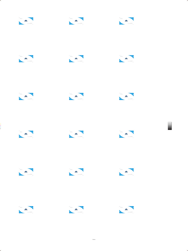 Imposition Version of Business Card | PDF