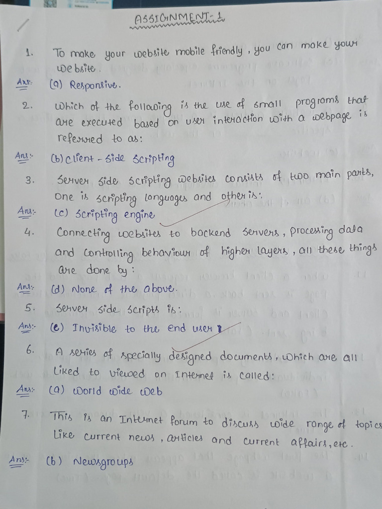 WEB D completed ass1 | PDF