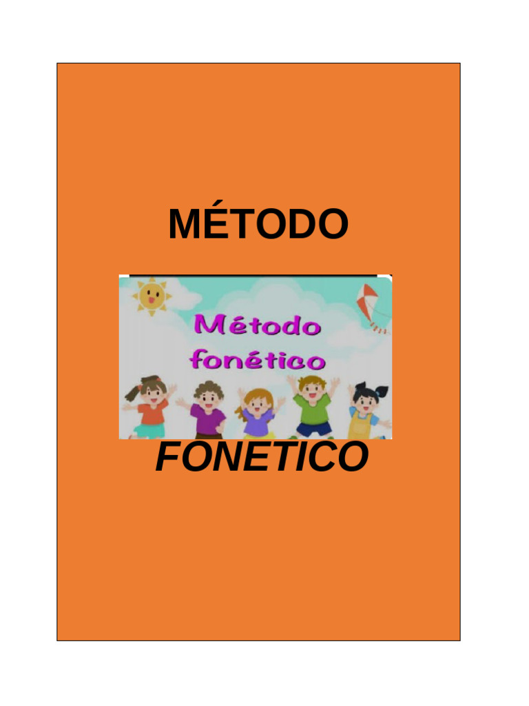 Método Fonético en Lectoescritura Infantil | PDF | Fónica | Aprendizaje