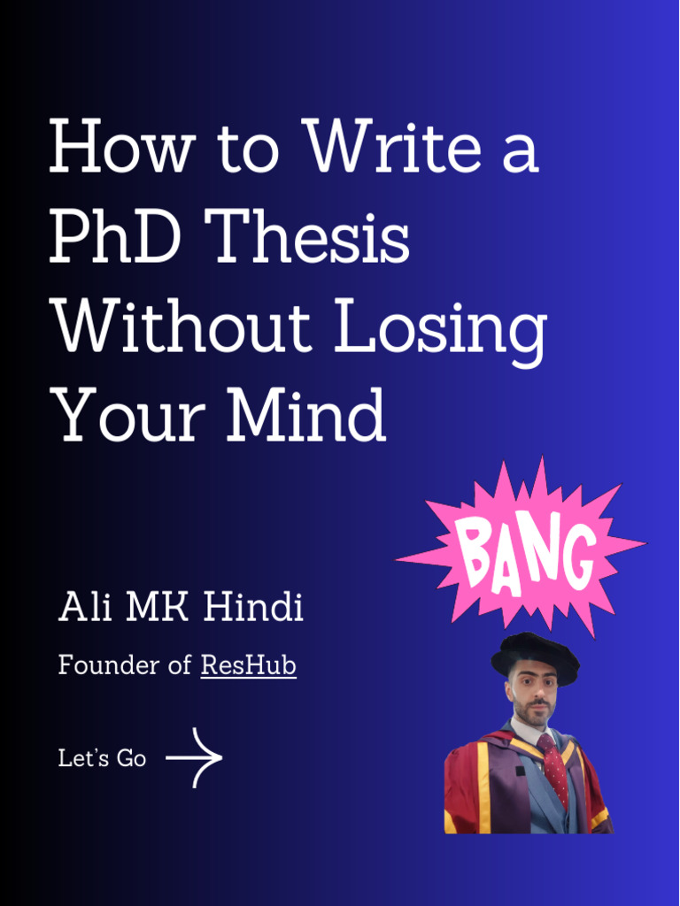 PhD Thesis Writing Strategies | PDF