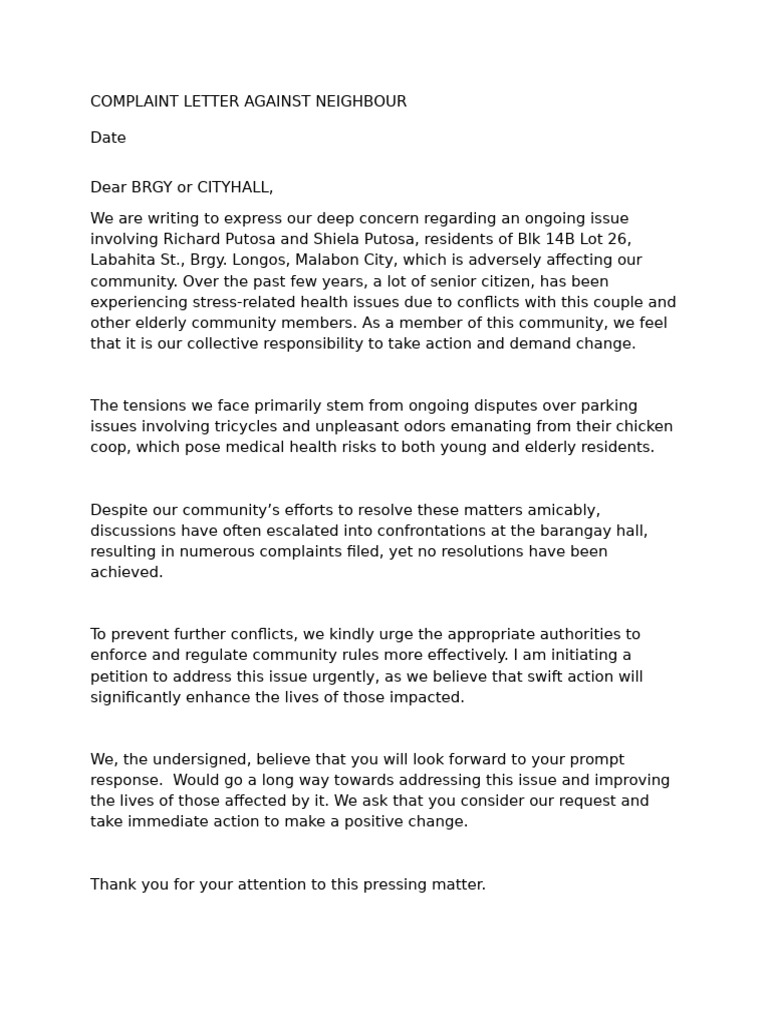 Petition of Removal | PDF