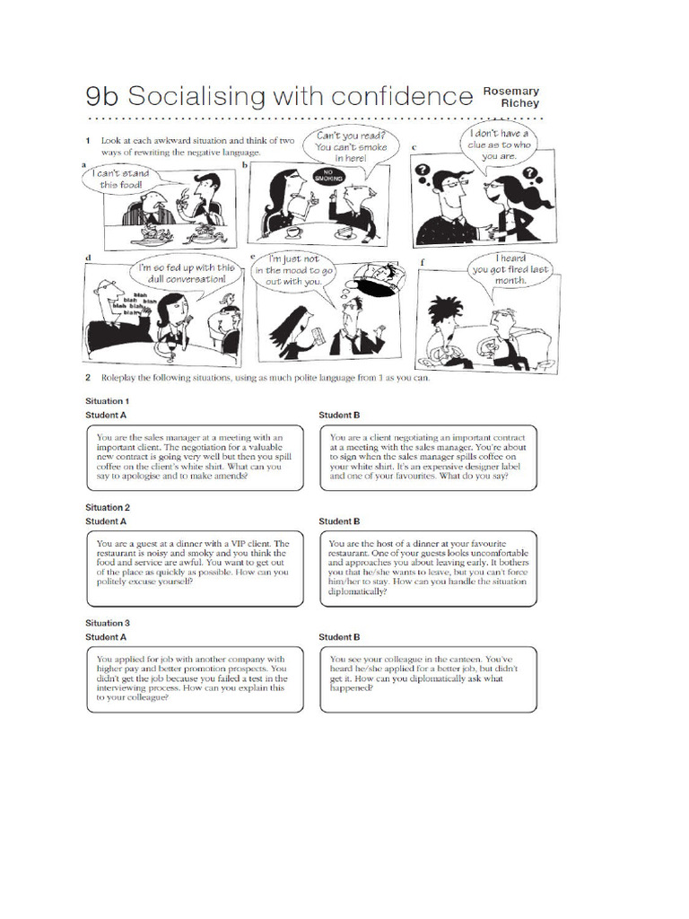 Socialising With Confidence | PDF