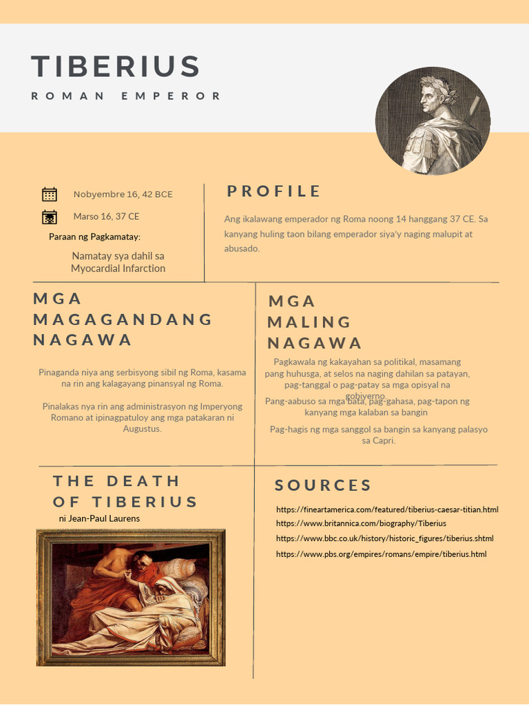 Tiberius: Profile | PDF