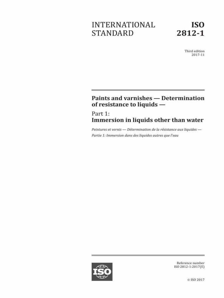 Iso 2812-1 | PDF