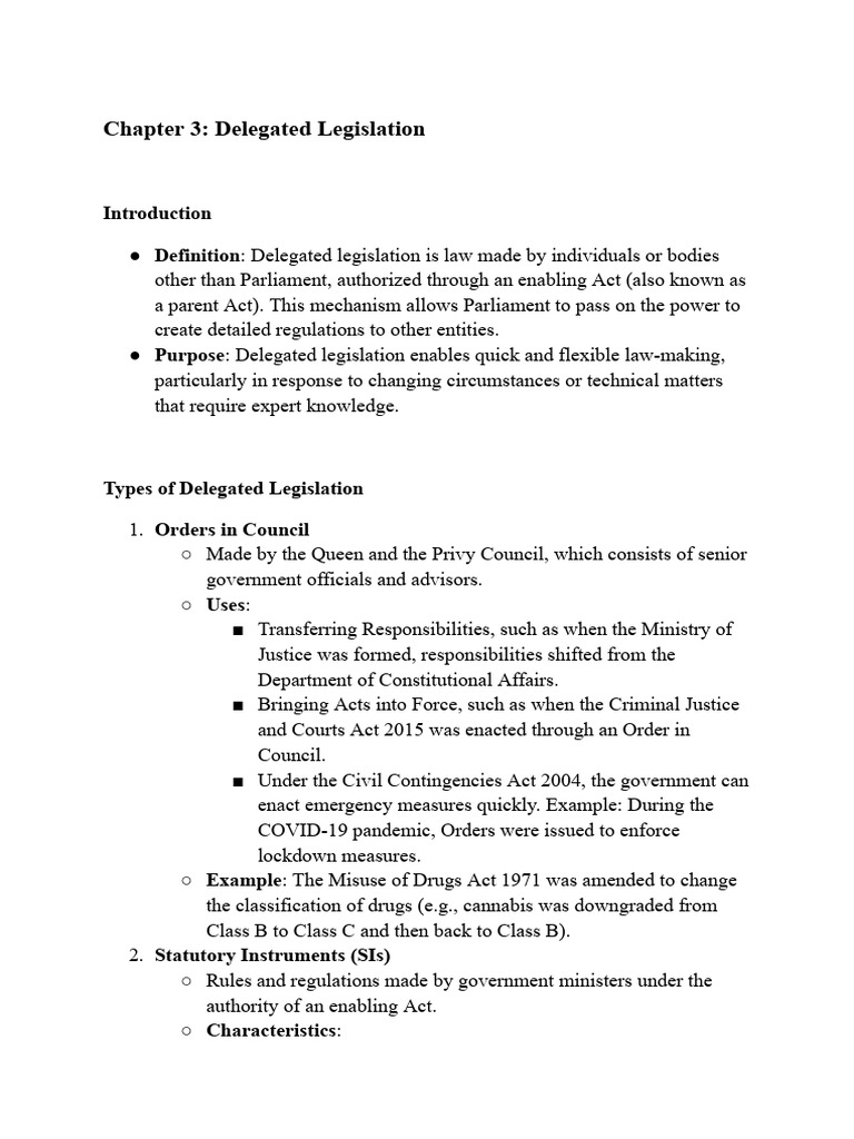 A Levels Law Notes Chapter 3 | PDF | Justice | Crime & Violence