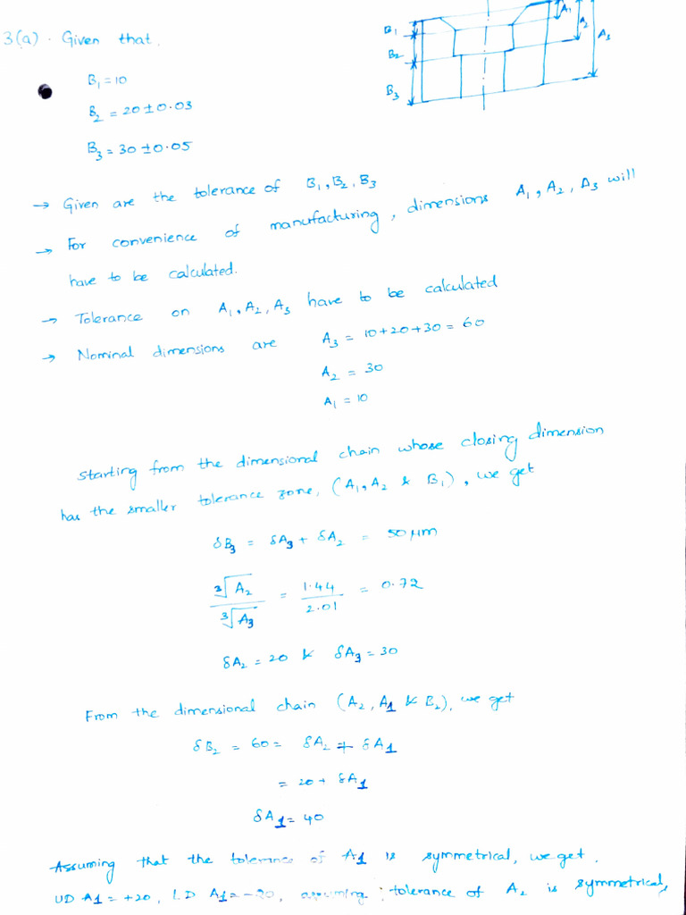 Dimensional Tolerance Calculation | PDF