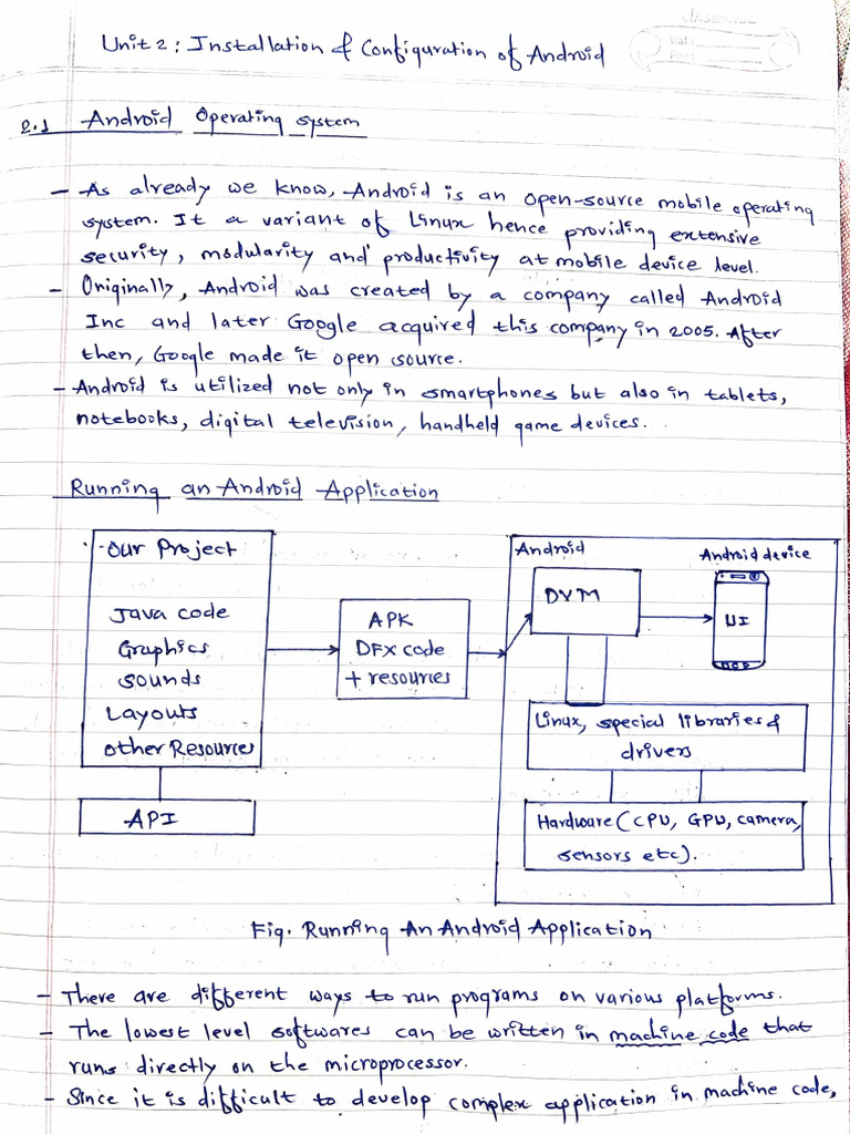 Unit2 - Installation and Configuration of Android | PDF