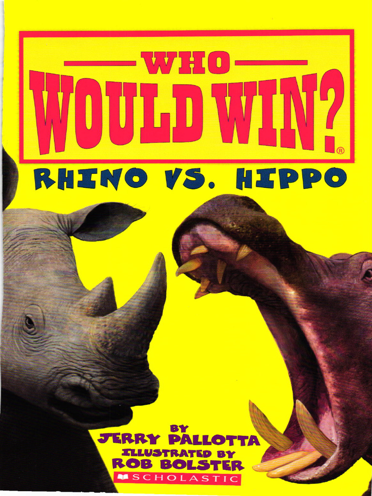 Who Would Win - Rhino vs. Hippo (Jerry Pallotta) (Z-Library) | PDF ...