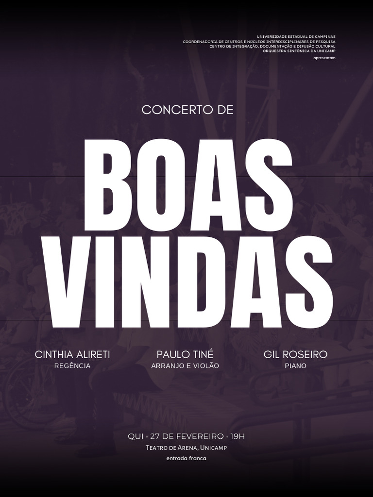 OSU | Concerto de Boas-Vindas | PDF | Orquestras | Musicologia