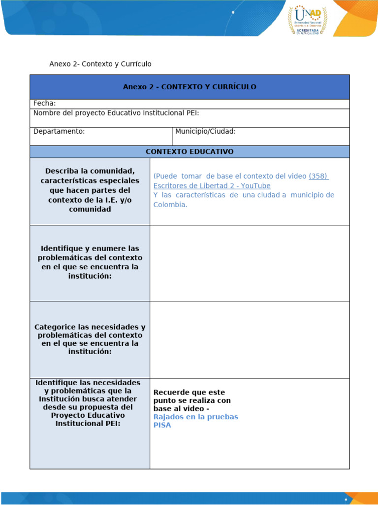 Contexto y Currículo en Educación | PDF