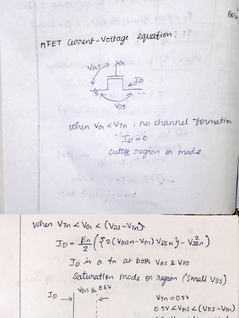 CMOS Class Notes 1 | PDF