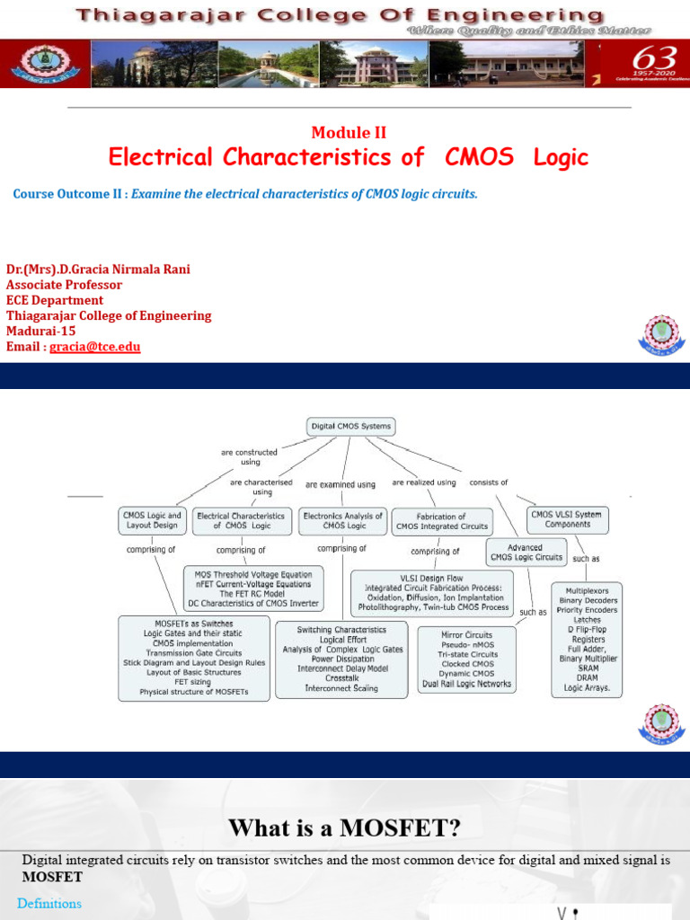 CMOS Logic Electrical Characteristics | PDF | Mosfet | Field Effect ...