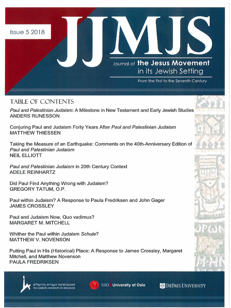 Paula Fredriksen Responses On PAUL The P | PDF | Paul The Apostle | Jesus