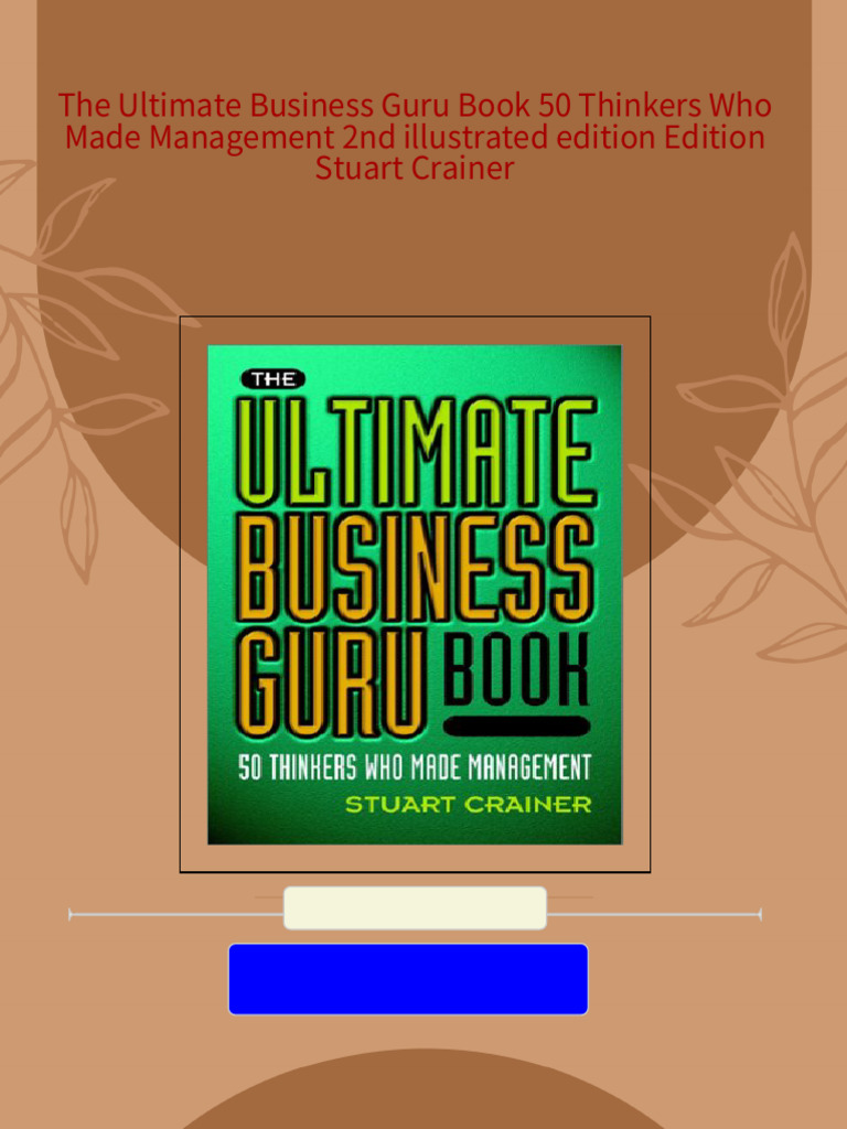 Download The Ultimate Business Guru Book 50 Thinkers Who Made ...