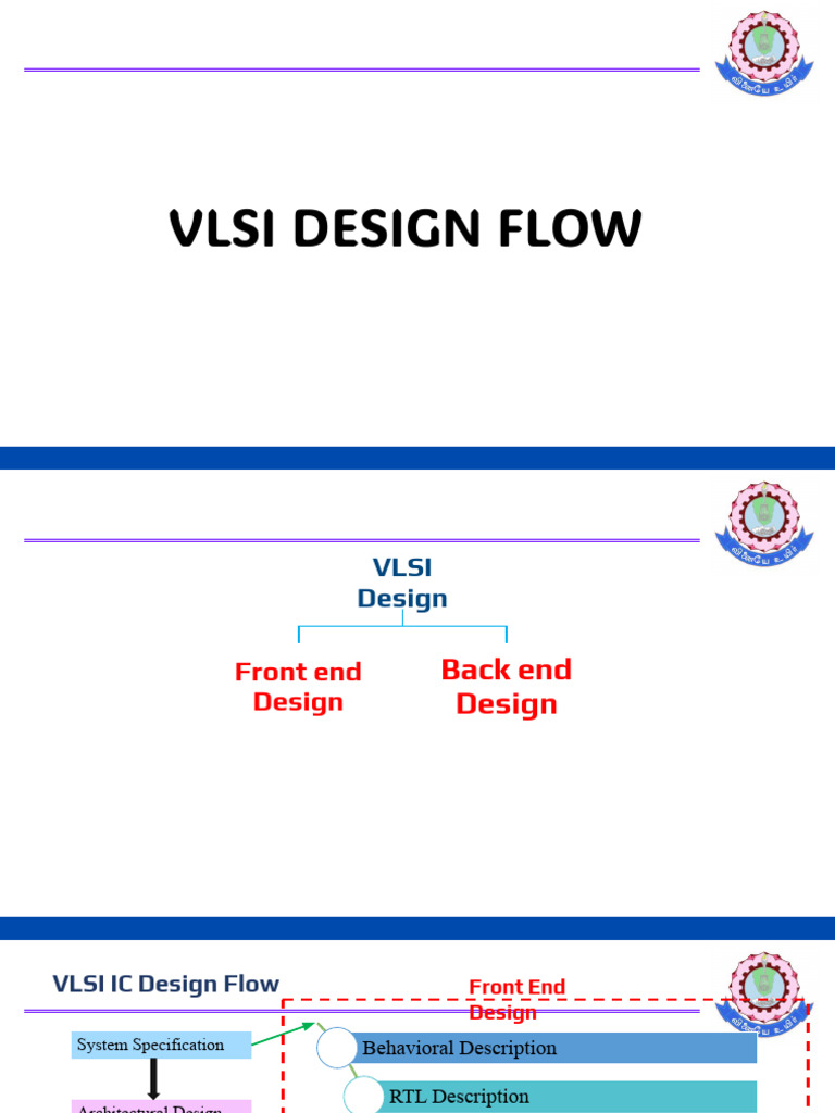 Vlsi Design Flow | PDF