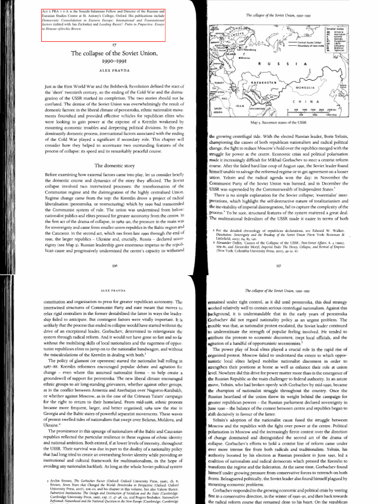 CH - 17 - The - Collapse - Soviet - Union - Edit | PDF | Soviet Union ...
