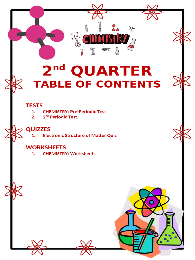 Science Table of Contents | PDF