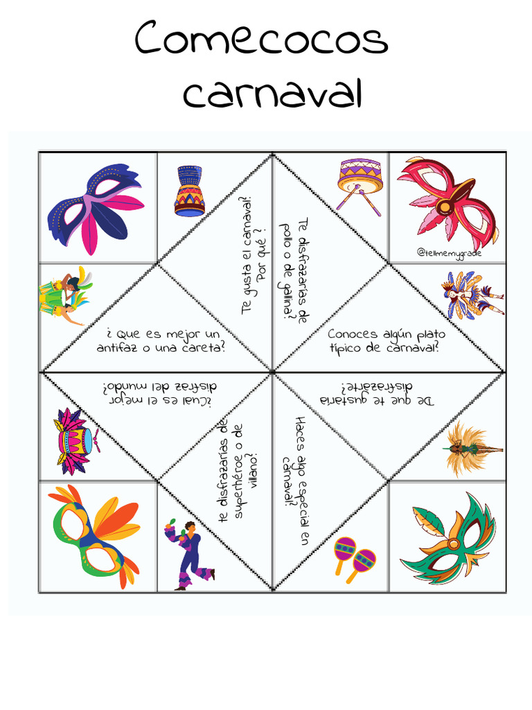 Comecocos Carnaval | PDF