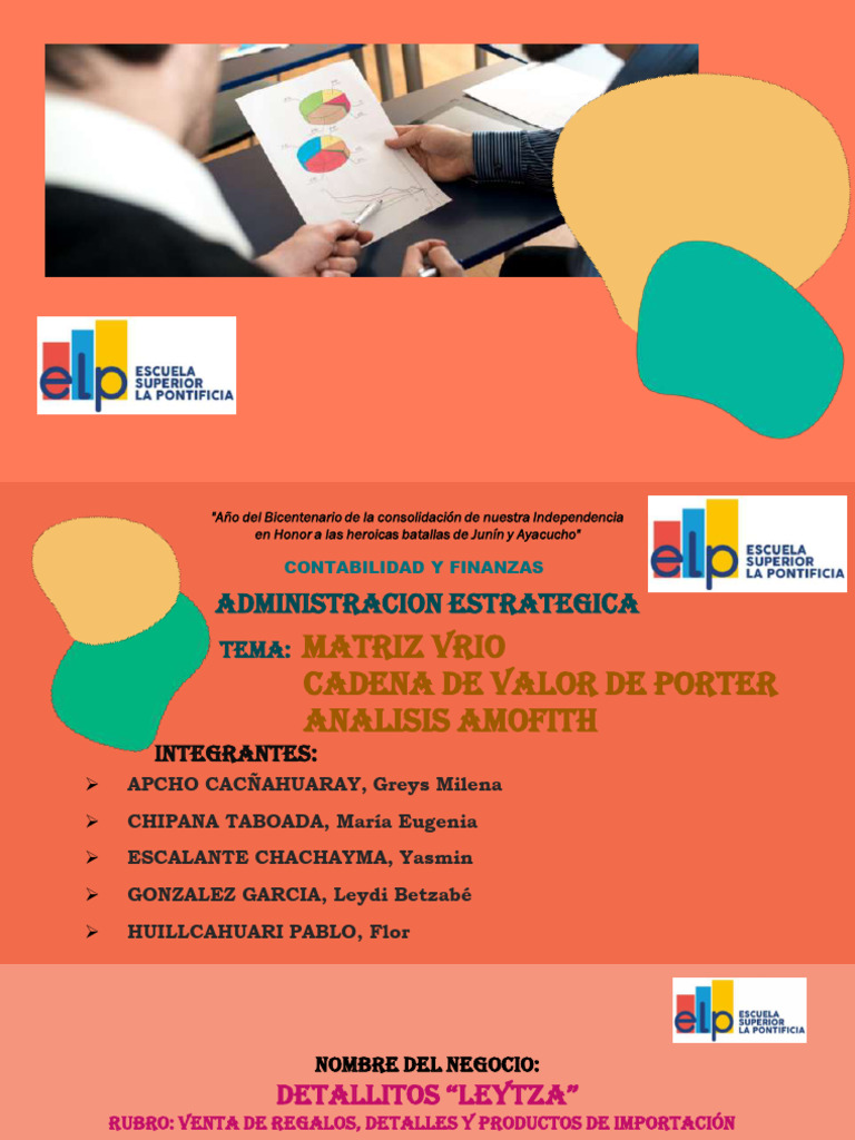 Analisis VRIO, AMOFHIT Y CADENA DE VALOR DE PORTER | PDF | Gestión ...