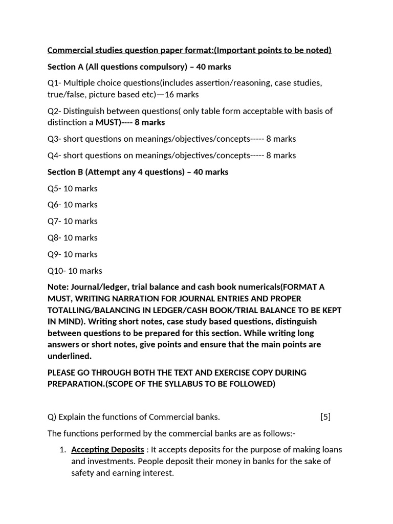 Comm Studies Class 9 Q, P Format 2025 | PDF