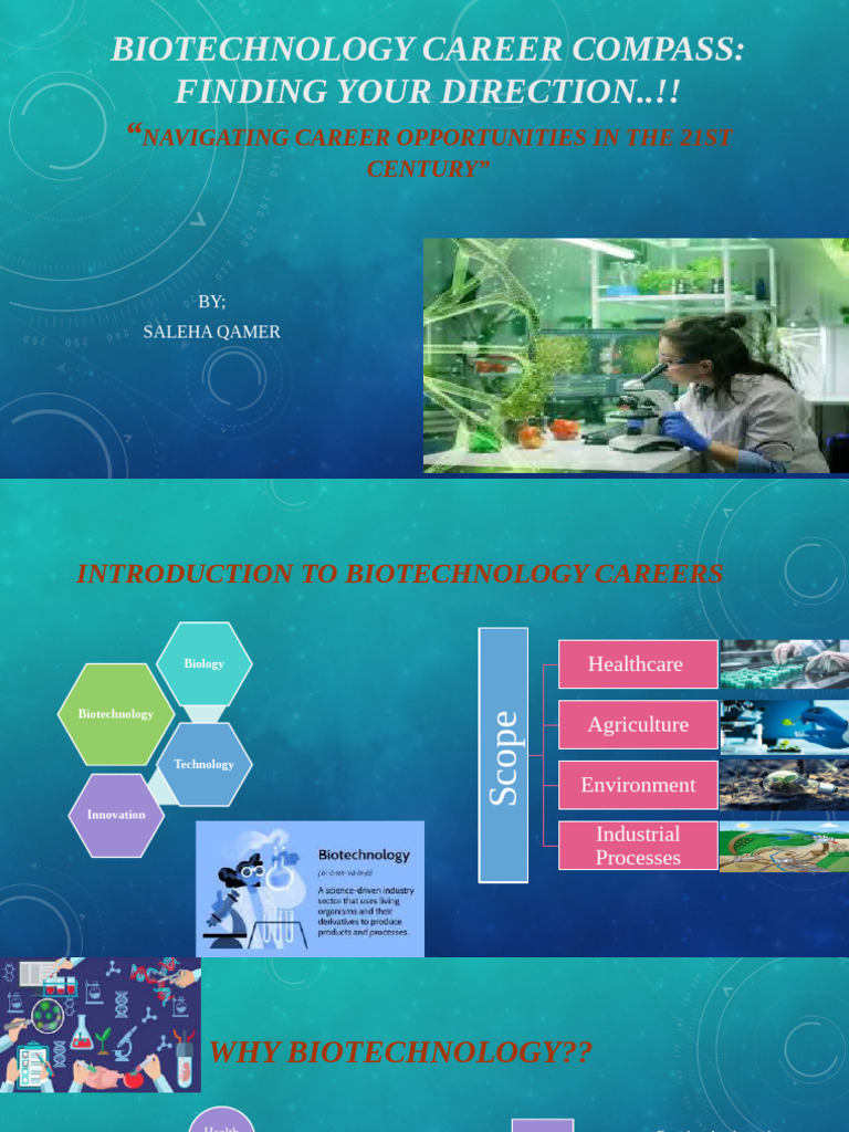 Biotechnology Career Compass | PDF | Biotechnology | Health Sciences