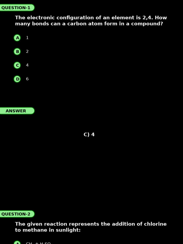 Chemistry Questions on Bonds and Reactions | PDF