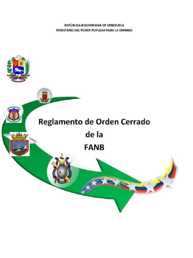 Reglamento de Orden Cerrado de La FANB | PDF