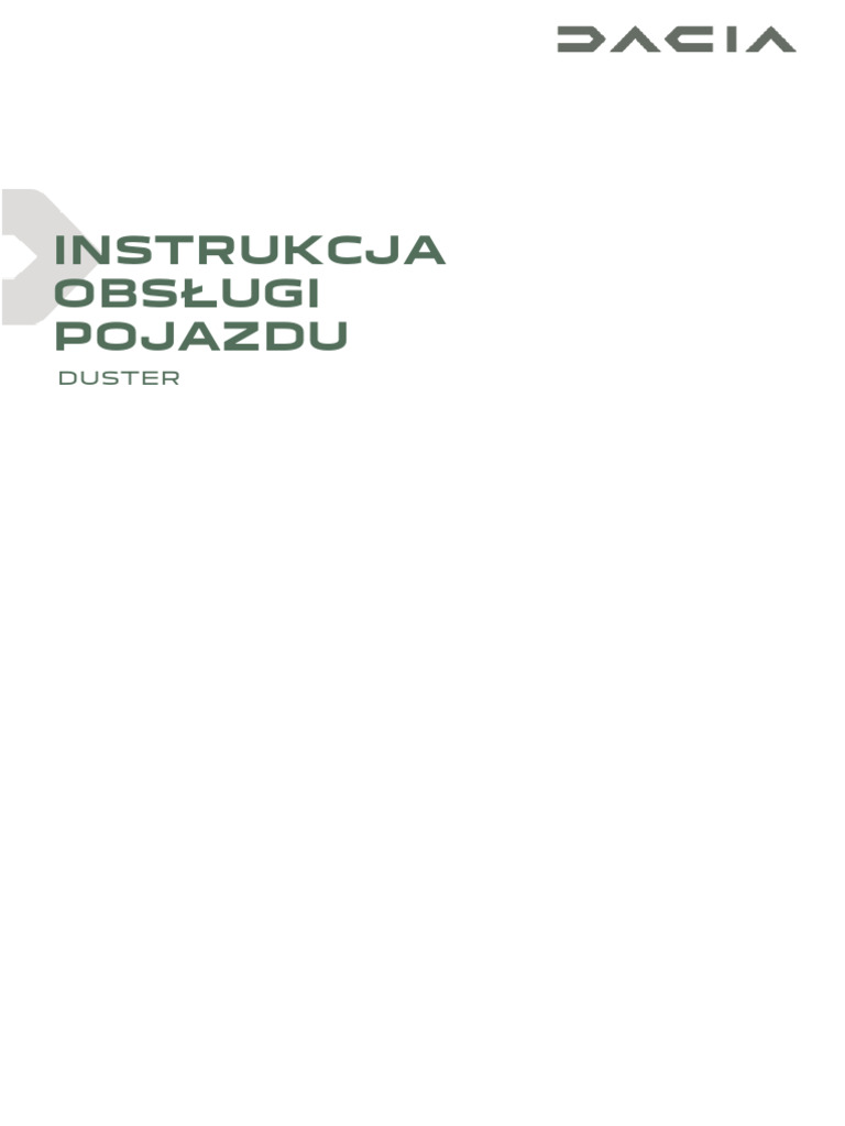Duster Instrukcja | PDF