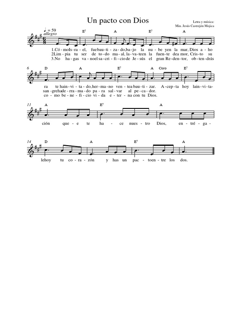 Un Pacto Con Dios | PDF