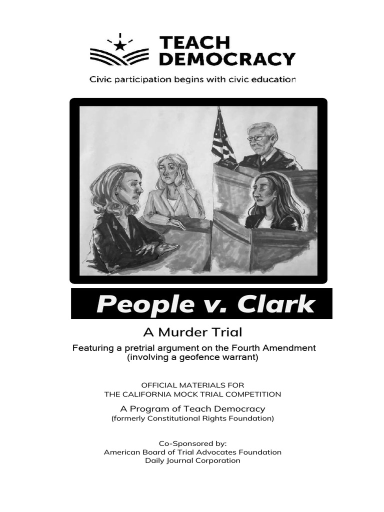 People v. Clark: A Murder Trial | PDF | Search And Seizure | Malice ...