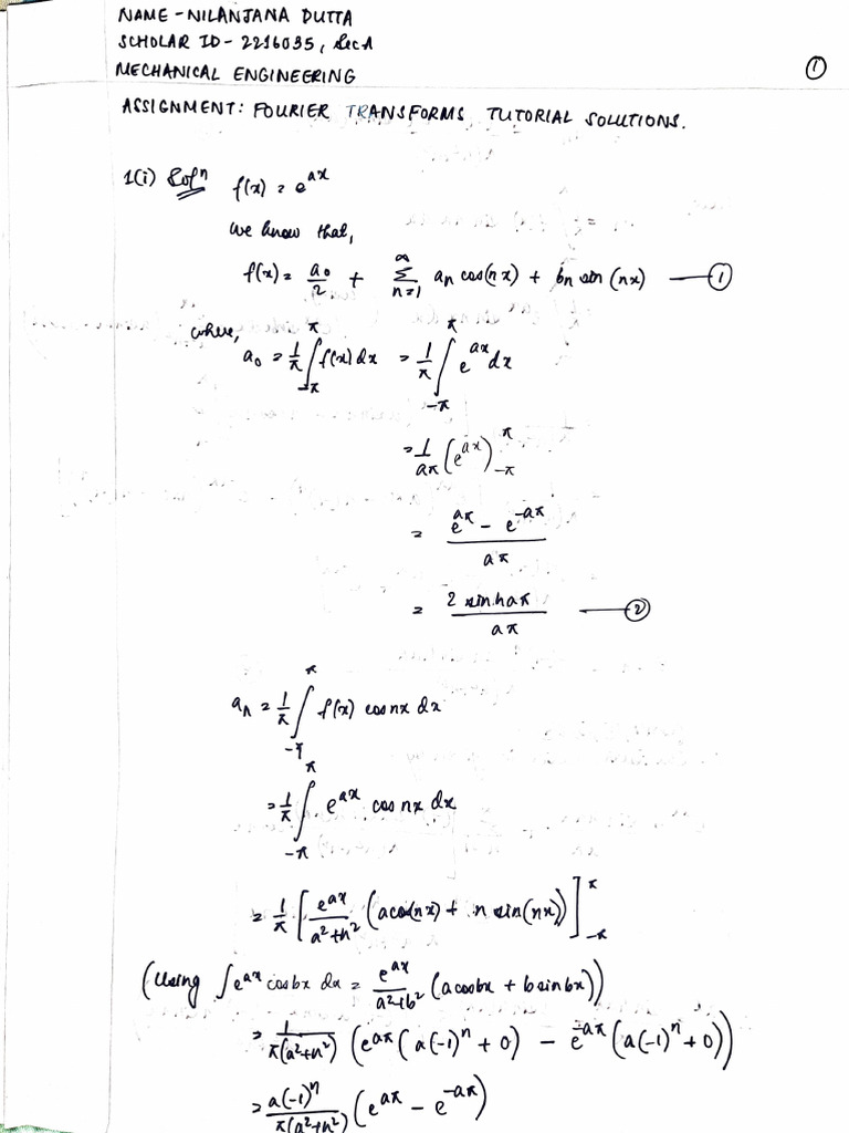 Fourier Transforms | PDF